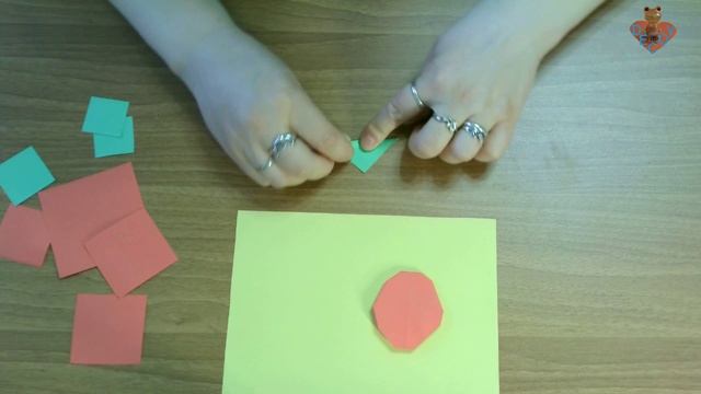 Клубника из бумаги. Такую не съешь! Оригами.