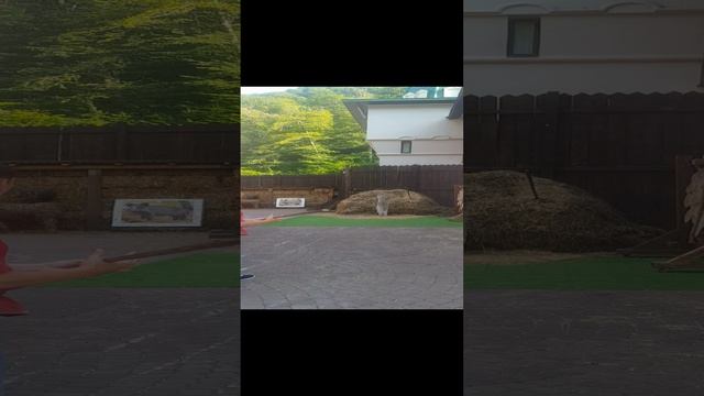 Метание копья в этнографическом центре "Моя Россия"