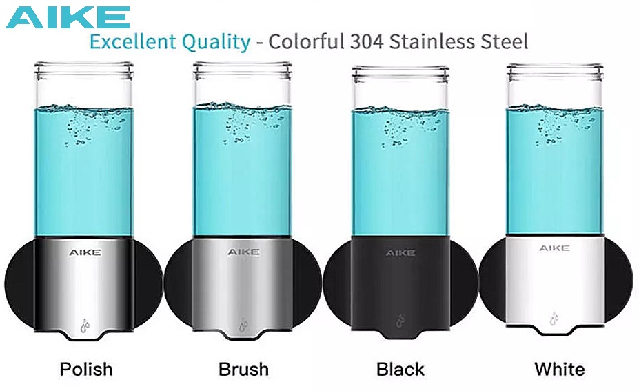 Модель AIKE AK1212 Автодозатор мыла (Нержавейка).mp4