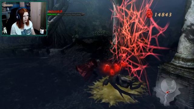 Заблудилась в джунглях !  - Devil May Cry 4 (часть 13, запись со стрима)
