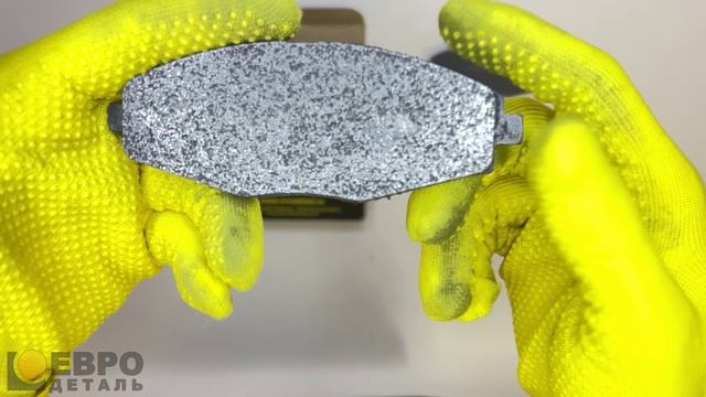 Колодки тормозные передние для Daewoo Nexia 8v, Matiz Chevrolet Lanos - ЕВРОДЕТАЛЬ - ED4-302D