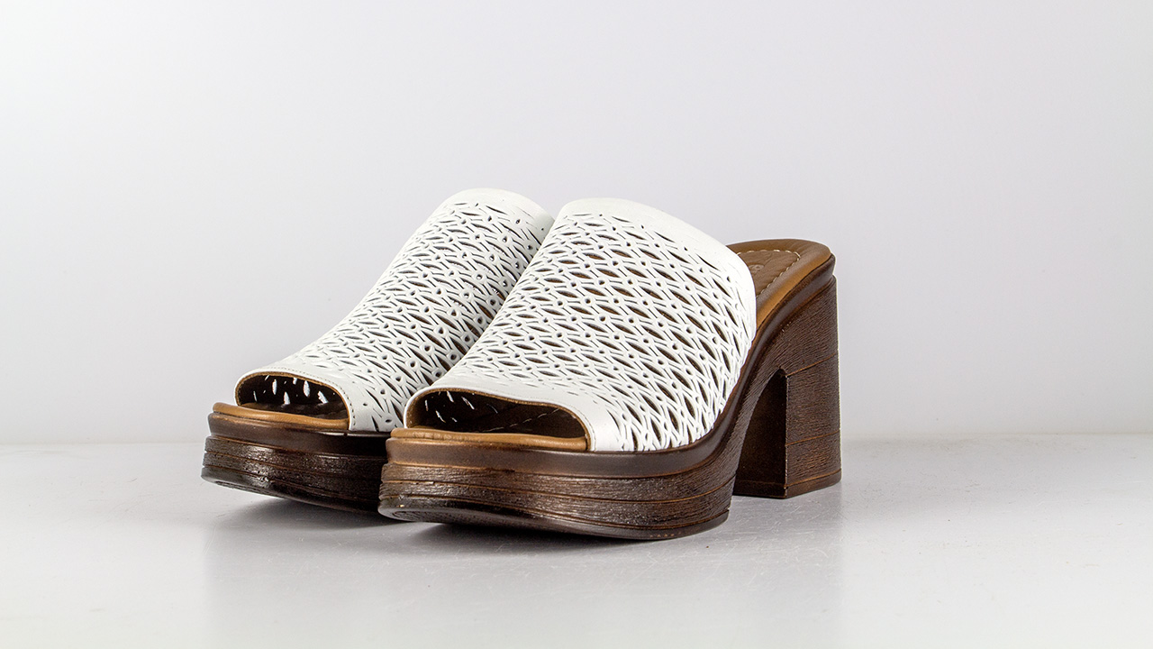 Сабо Evromoda женские белые 123-66-D2-T-KHV