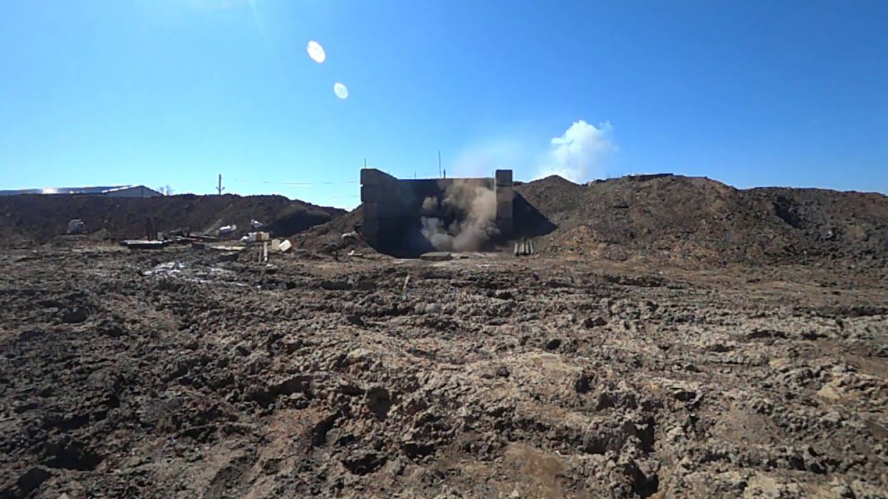 Полигонные испытания кумулятивных перфораторов однократного действия серии «Скорпион-ПП»