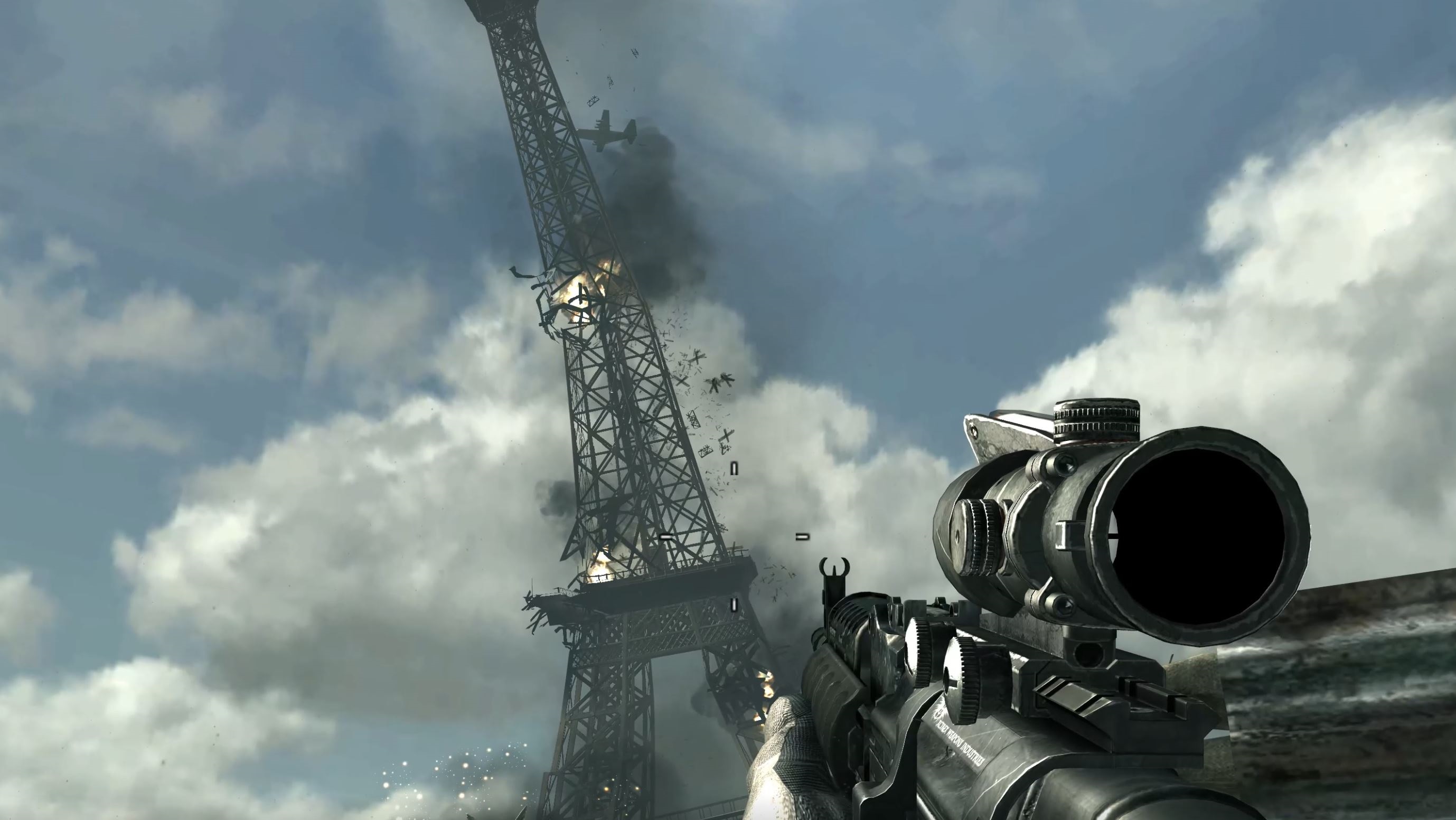 Call of Duty Modern Warfare 3 Про-ние в формате "Игросериал" №6 - Падение эйфелевой башни.(часть 1)