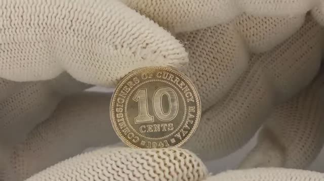 Малайя 10 центов, 1941 года.