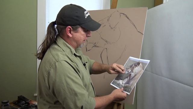 2 charcoal lesson rough drawing