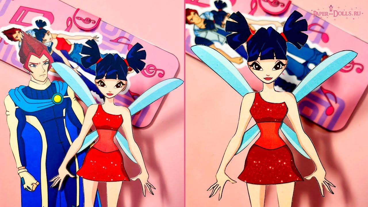 Бумажные куклы Фея Муза