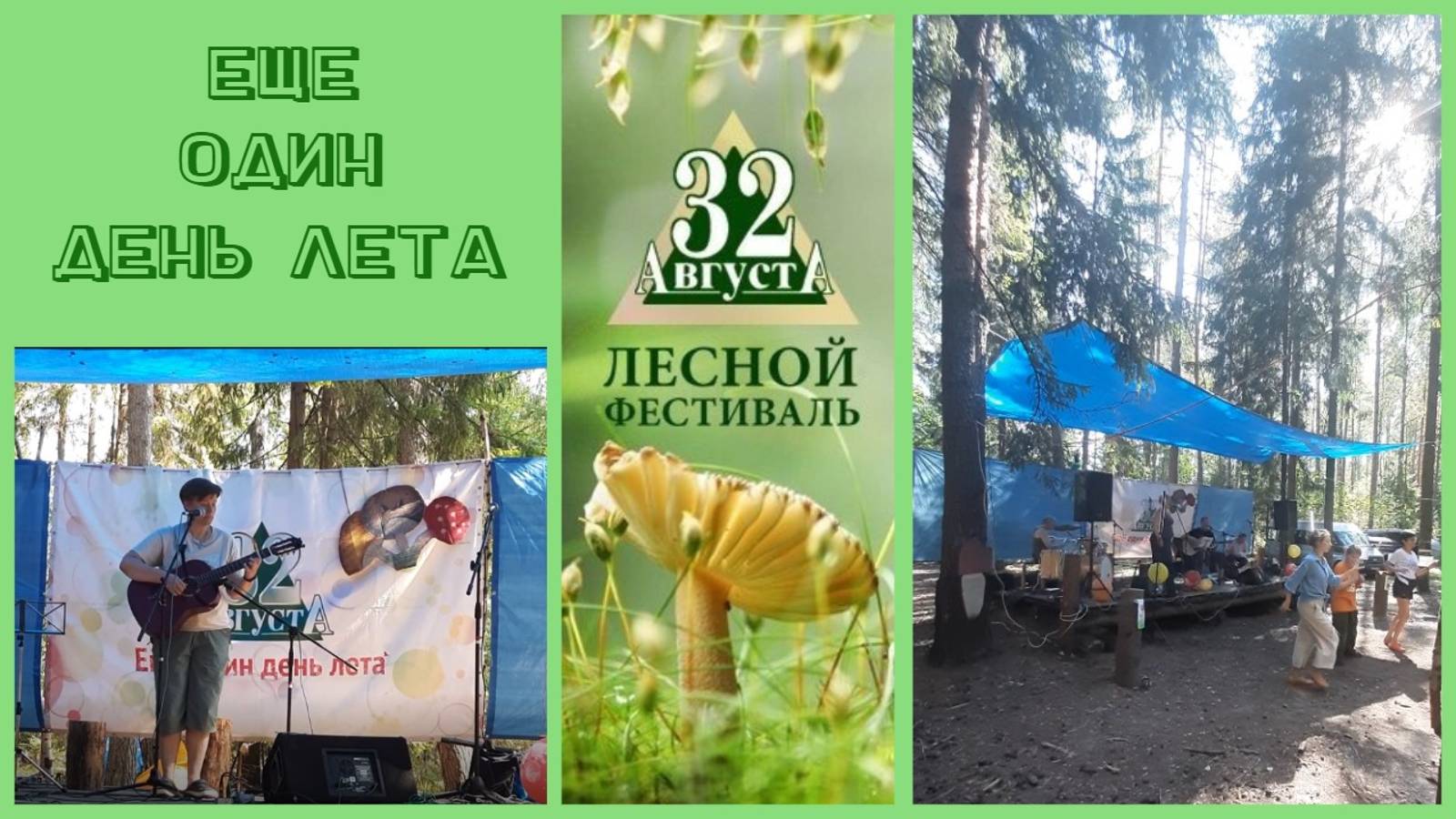 "Тридцать второе Августа" Лесной фестиваль Подосинки 2024 г.