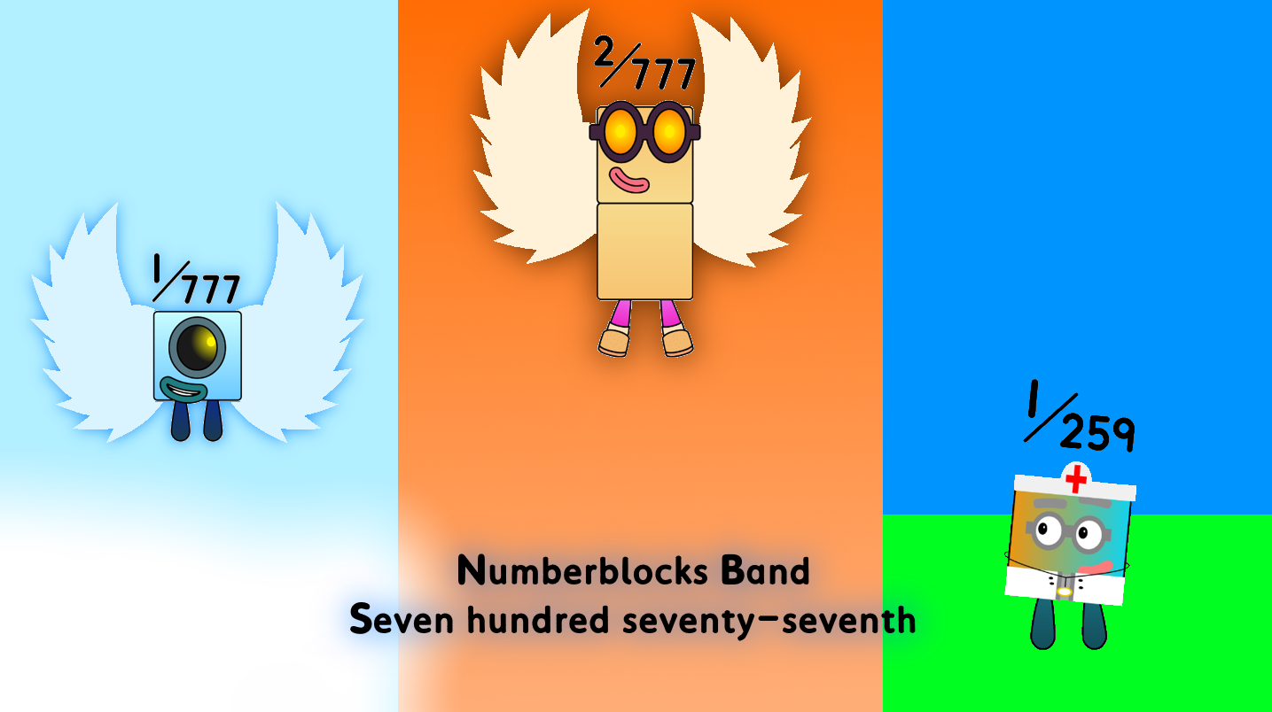 Numberblocks Band Seven hundred seventy-seventh