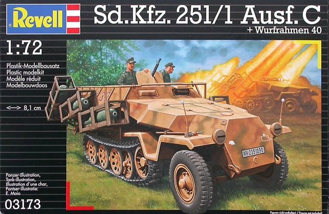 Sd. Kfz. 251/1 Ausf. C+ Wurfrahmen 40 (Обзор)