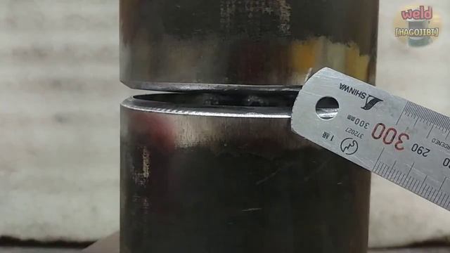 Carbon Steel Pipe Fitting Method . For pipe welding training . TIG welding