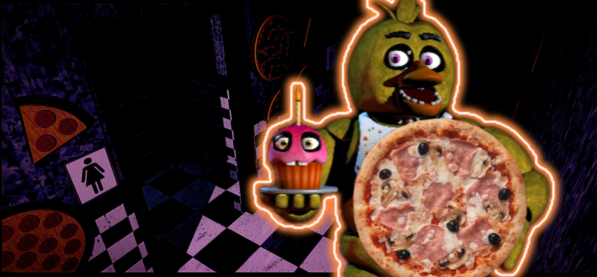 Чика несёт мне пиццу! ? ~Five nights at Freddy's~