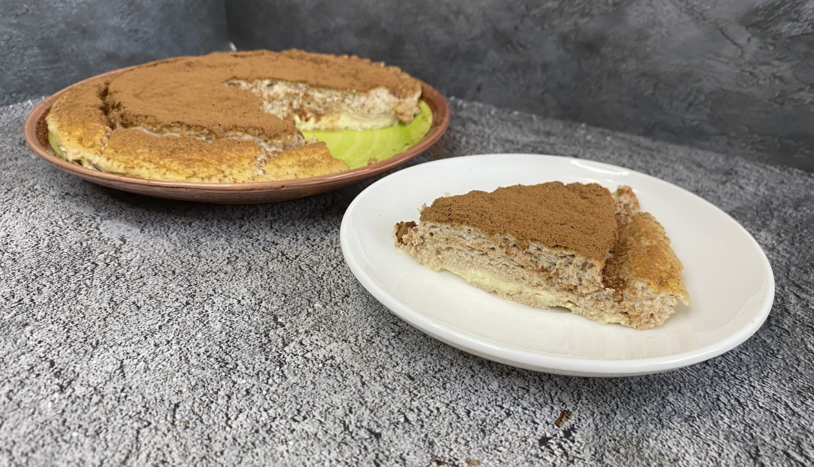 ПРОТЕИНОВЫЙ ПУДДИНГ НА КЕФИРЕ ,БЕЗ МУКИ, ПП, ЗОЖ, БЕЗ САХАРА, БЕЗ ГЛЮТЕНА, КБЖУ в описании