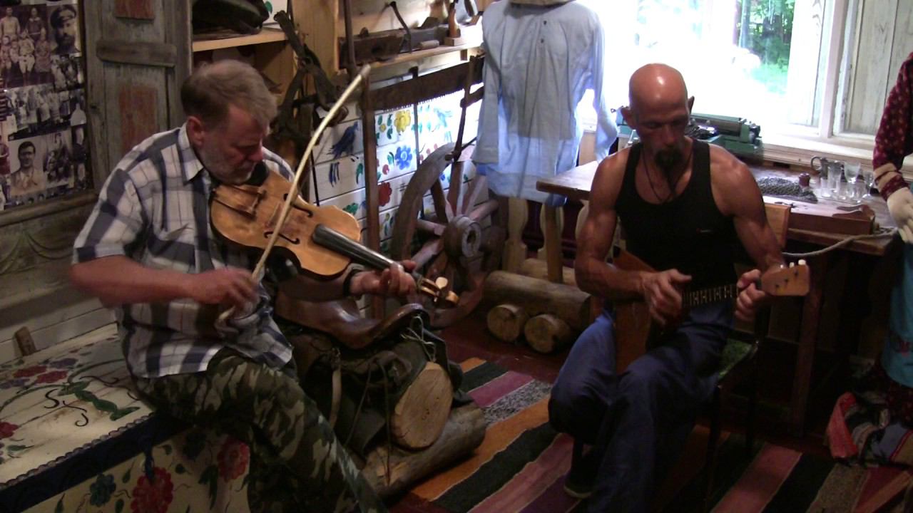 Александр Головин и Максим Гладких. Деревенская скрипка и балалайка. Погорная