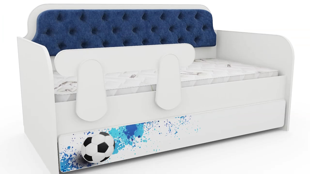 Детская мягкая мебель. Детский диван кровать - Тахта Футбол. Интернет-магазин "Лайтик"