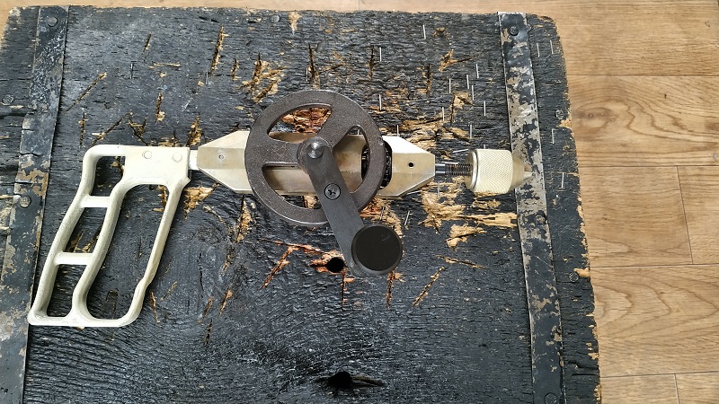 Дрель ручная двухскоростная. Произведена в СССР.