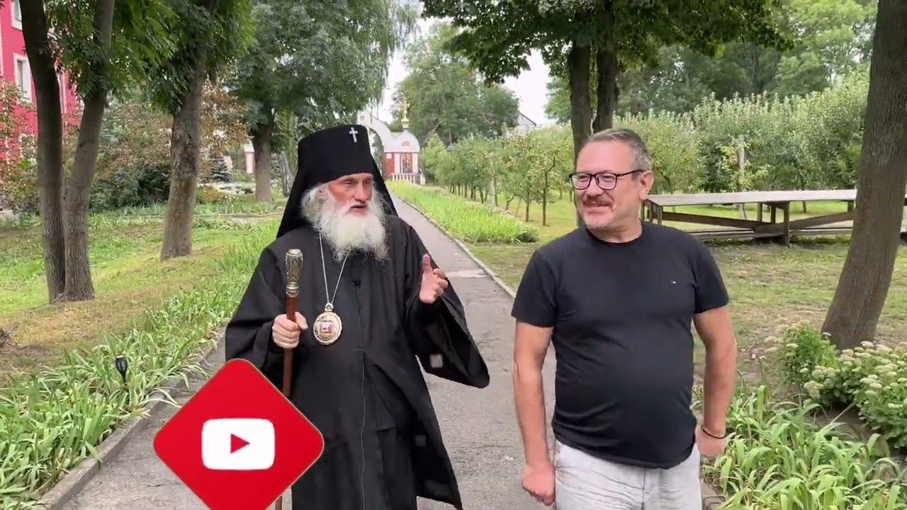 Владыка Дамиан.Экскурсия по Ризоположенческому мужскому монастырю.с.Томашовка 2023.  ч.1