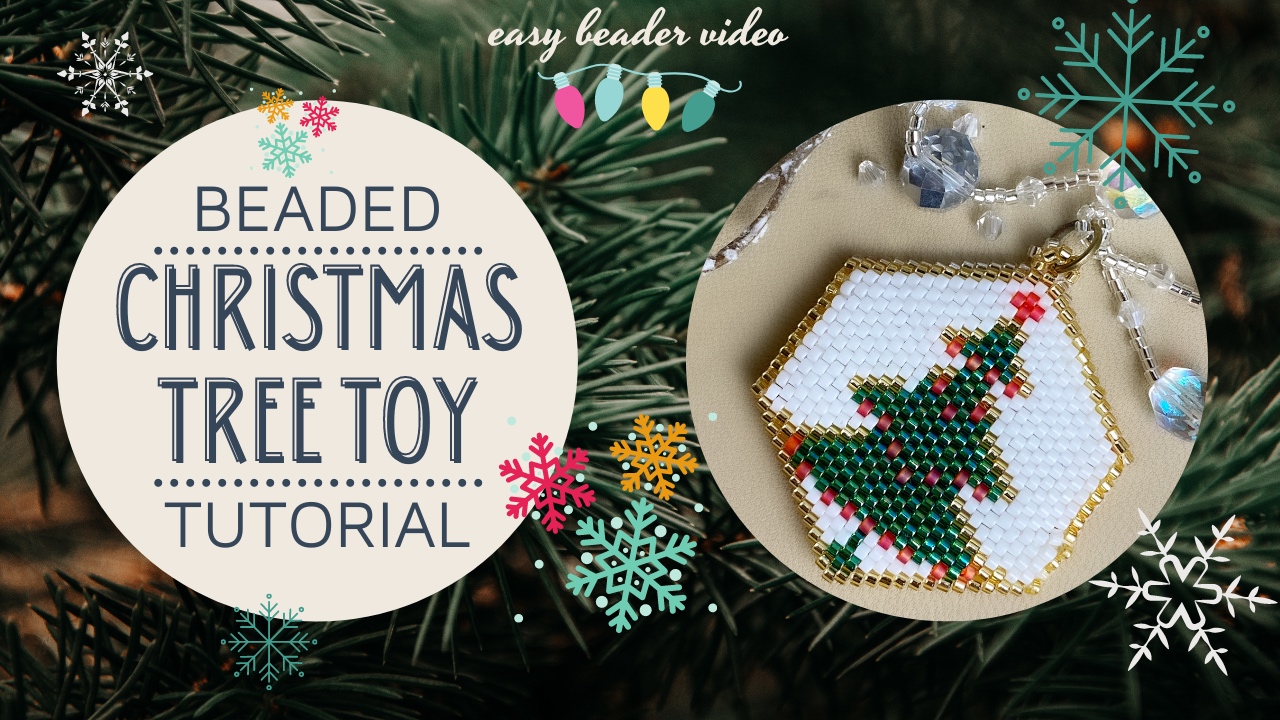 ЁЛОЧНАЯ ИГРУШКА - из бисера часть I * процесс создания * DIY