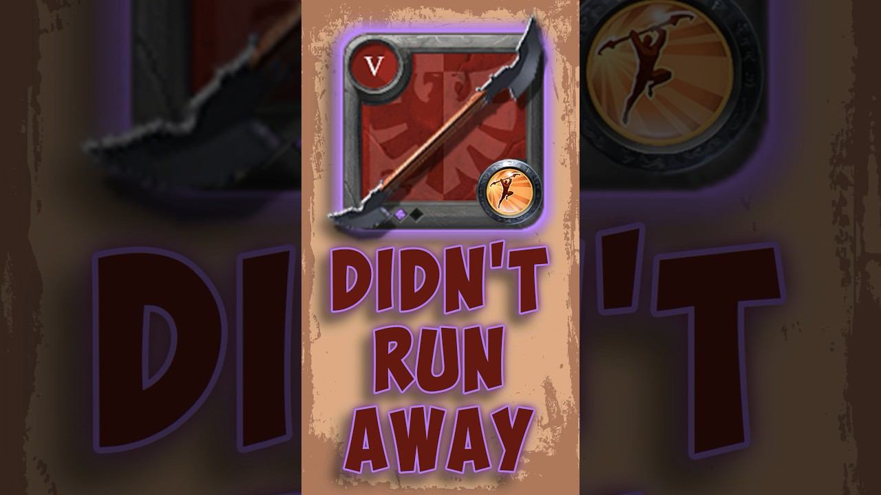 Didn't Run Away | Albion Online #shorts