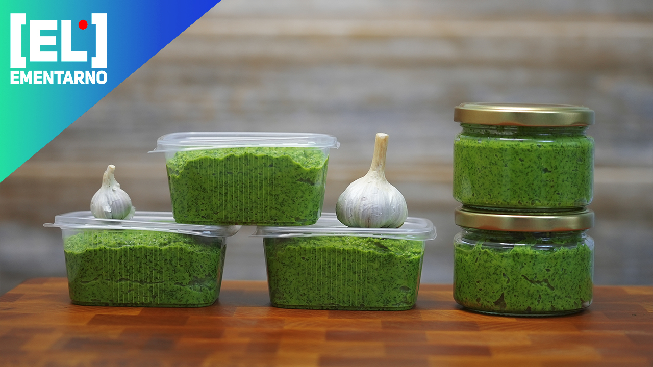 Соус паста из укропа и чеснока на зиму Заготовка для всех блюд за 5 минут Замораживаю укроп