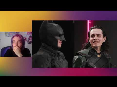 Анпакинг от куба - Бэтмен и Локи выбирают косплеерш | реакция косплеерши