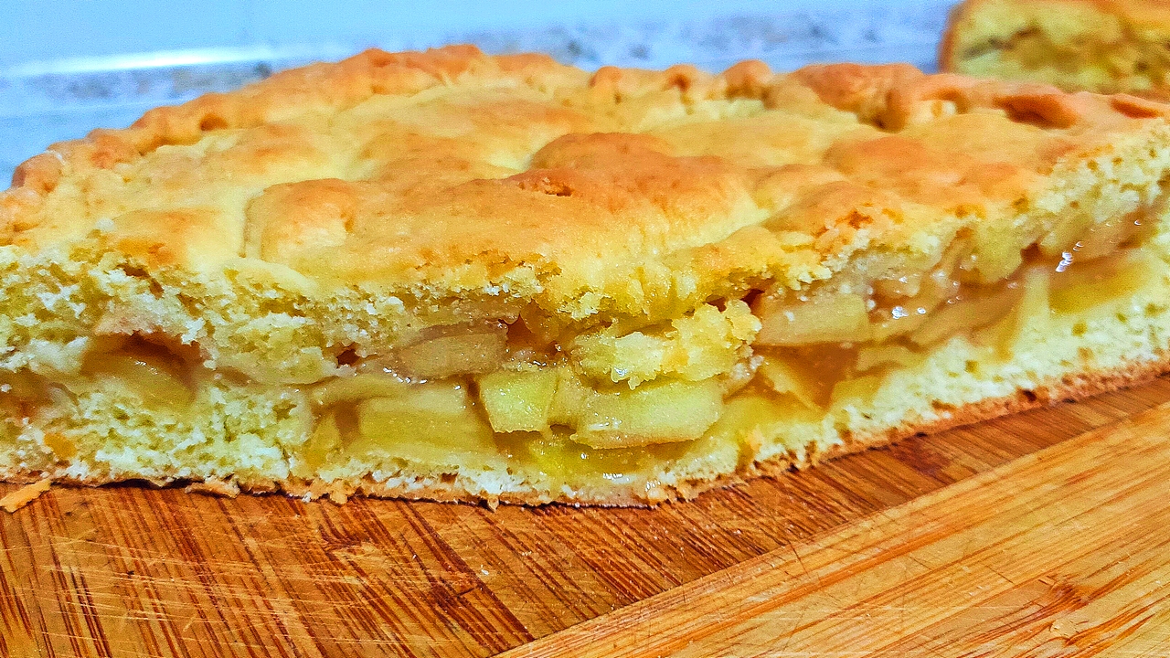 ТАТАРСКИЙ ПИРОГ С ЯБЛОКАМИ🔥Ольгины Рецепты.