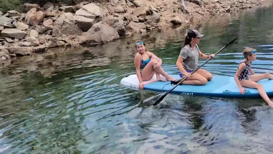 Кардиотренировка на сап-борде | Кемпинг на озере Сардина