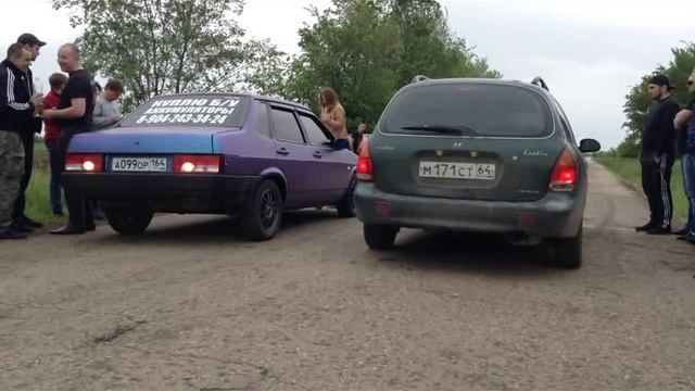 ВАЗ 21099 vs Hyundai Elantra 1.8