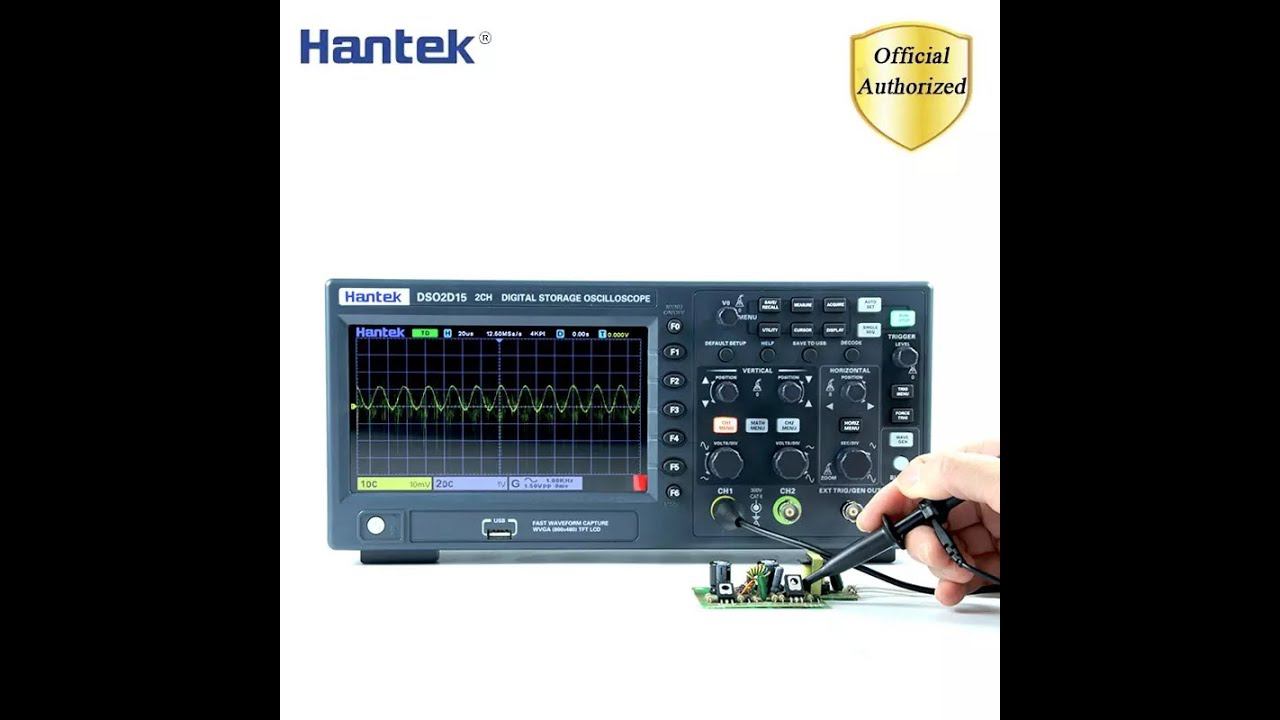 Посылка Осциллограф Hantek dso2d15  ч2