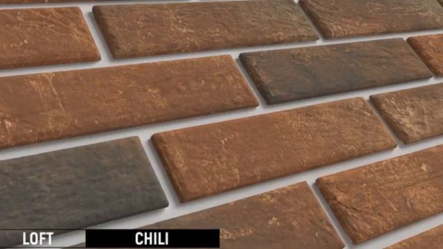 Клинкерная плитка Loft  Chili _ Магазин строительных материалов _ Кирпичный Дом