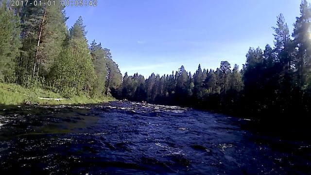 Порог на реке Чирка (Карелия)