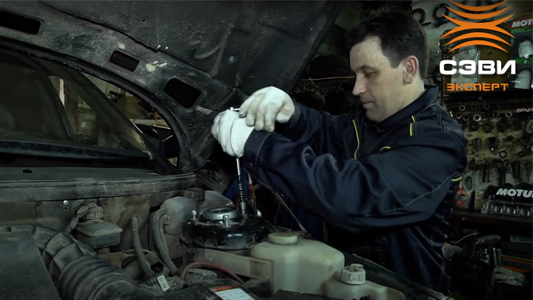 Замена опоры стойки на а/м ВАЗ 2110-2112 без нарушения развала