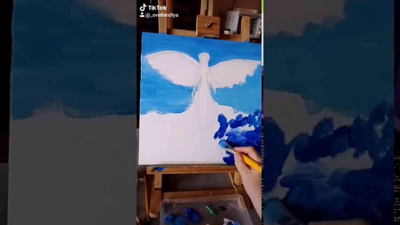 Рисуем ангела