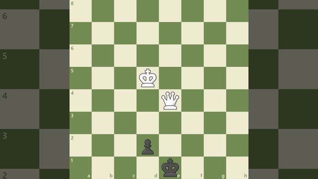 Ферзь против пешки