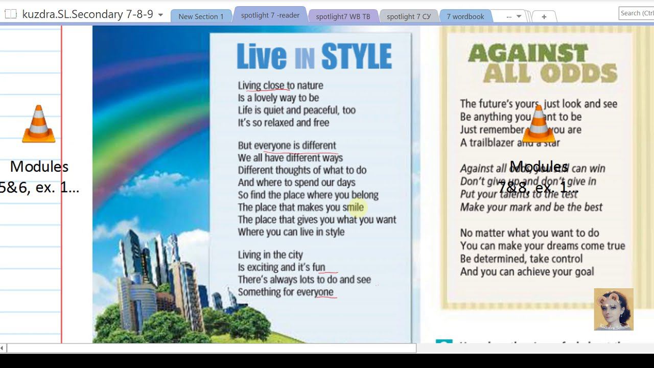 3. Spotlight 7. Module song 1. Grammar Reference 1