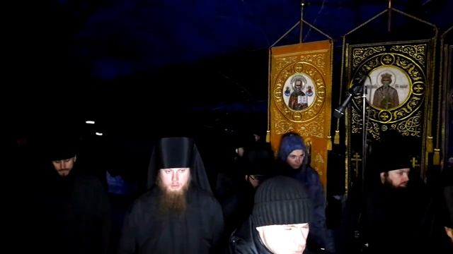 Прямая трансляция. Великого освящение воды на р. Донец 19.01.2017 г.