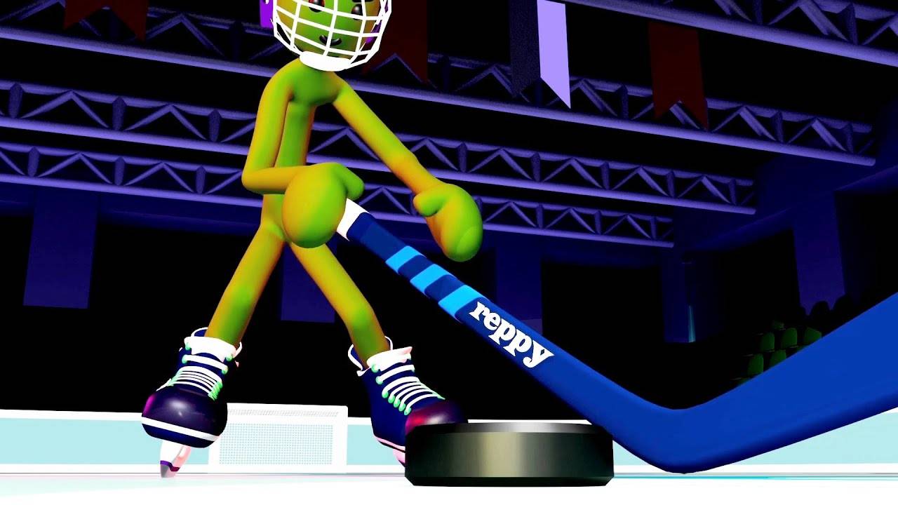 Мультсериал Реппи 2 сезон, 6 серия  "Хоккей"