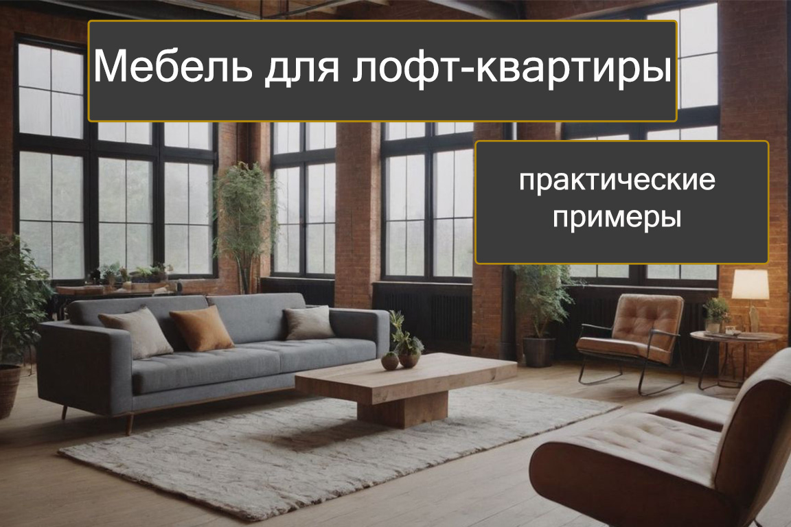Мебель для лофт квартиры