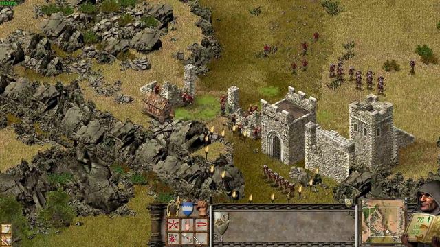 Stronghold Definitive Edition основная компания 14 миссия "Горными тропами"