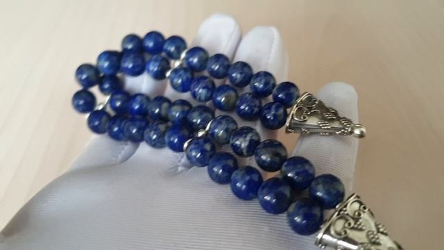 Перекидные четки из лазурита