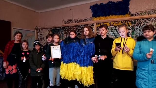 Выступление кружка "Оберiг" с. Константовка, ноябрь 2023