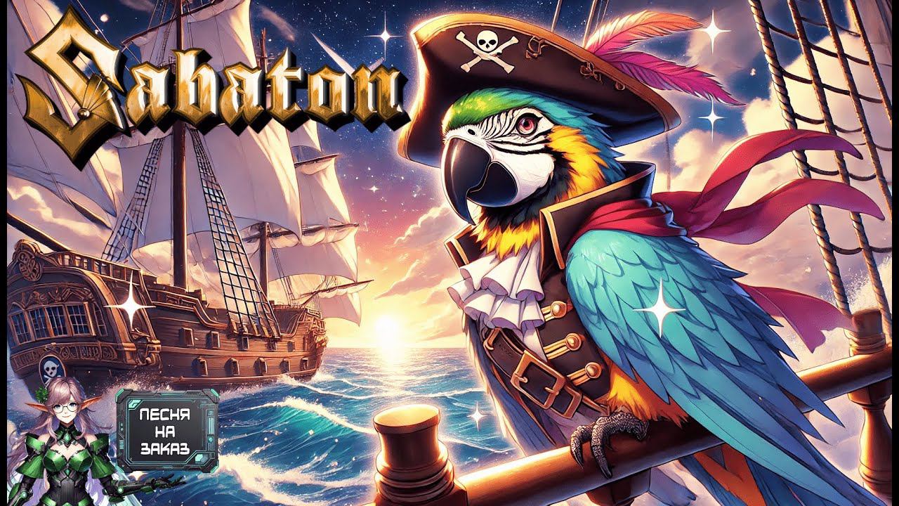 Sabaton - Песня попугая (В.С. Высоцкий) (Udio Ai Cover) (Песня на Заказ)