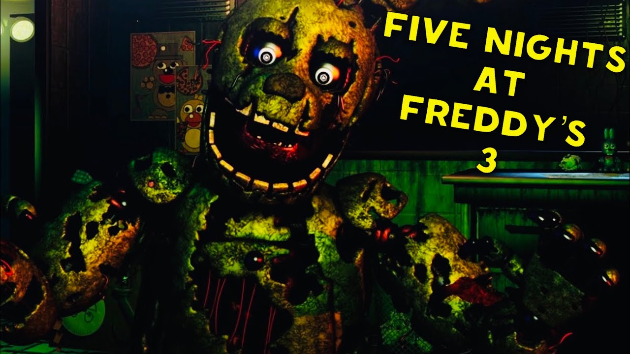 ФНАФ 3! Five Nights at Freddy's 3 #2 СПРИНГТРАП РЯДОМ! ОЧЕНЬ ТЯЖЁЛОЕ ПРОХОЖДЕНИЕ 4 И 5 НОЧИ!