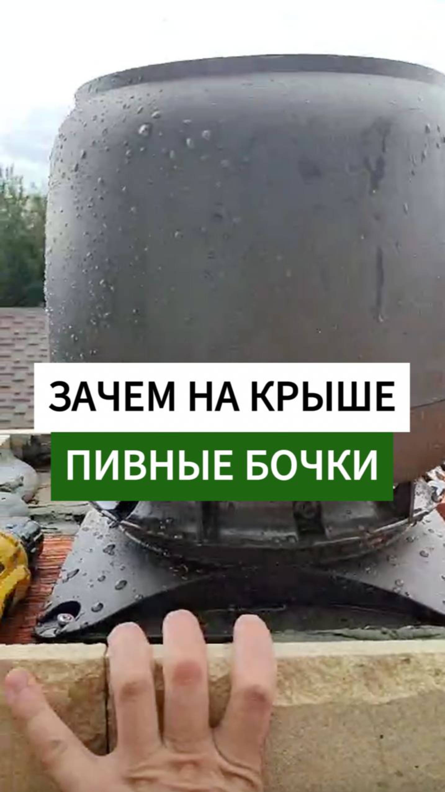 😮Пивные бочки на крыше?! ЗАЧЕМ??