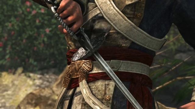 Ассассин переодевается на пляже