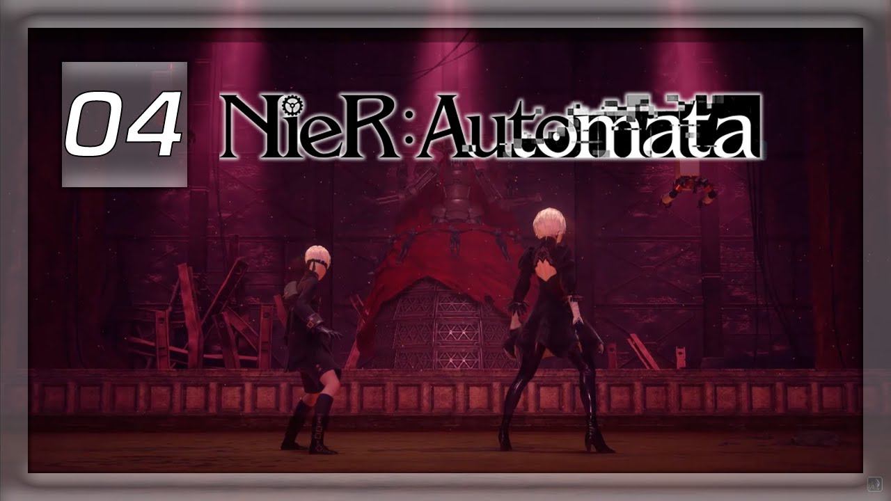 Парк аттракционов, Деревня роботов / Amusement Park, Village | 04 | NieR: Automata