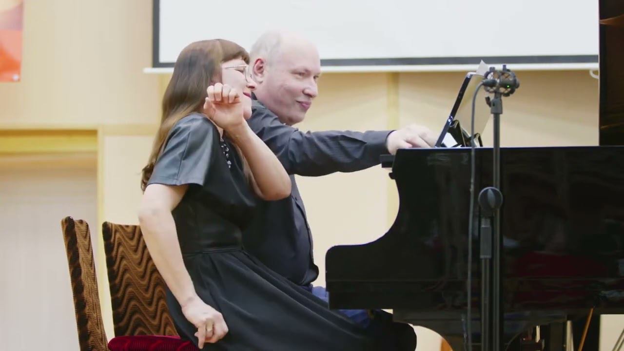 В.Гаврилин "Веселая прогулка", "Сон снится", "Вальс", "Часики", "Тарантелла" - Э. и А. ПОЛОНСКИЕ