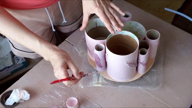 Органайзер для канцелярии розовый и с пёрышками./Ручная работа.
#ЛелькиныСказки#Своимируками#DIY