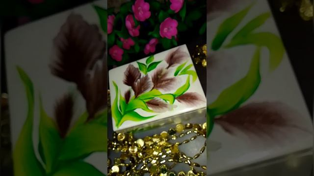 Шкатулка из гипса,художественная роспись
