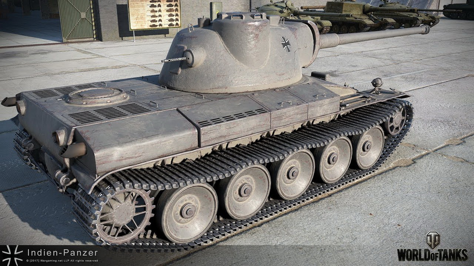 "Мастер" на Indien-Panzer на карте Карелия.